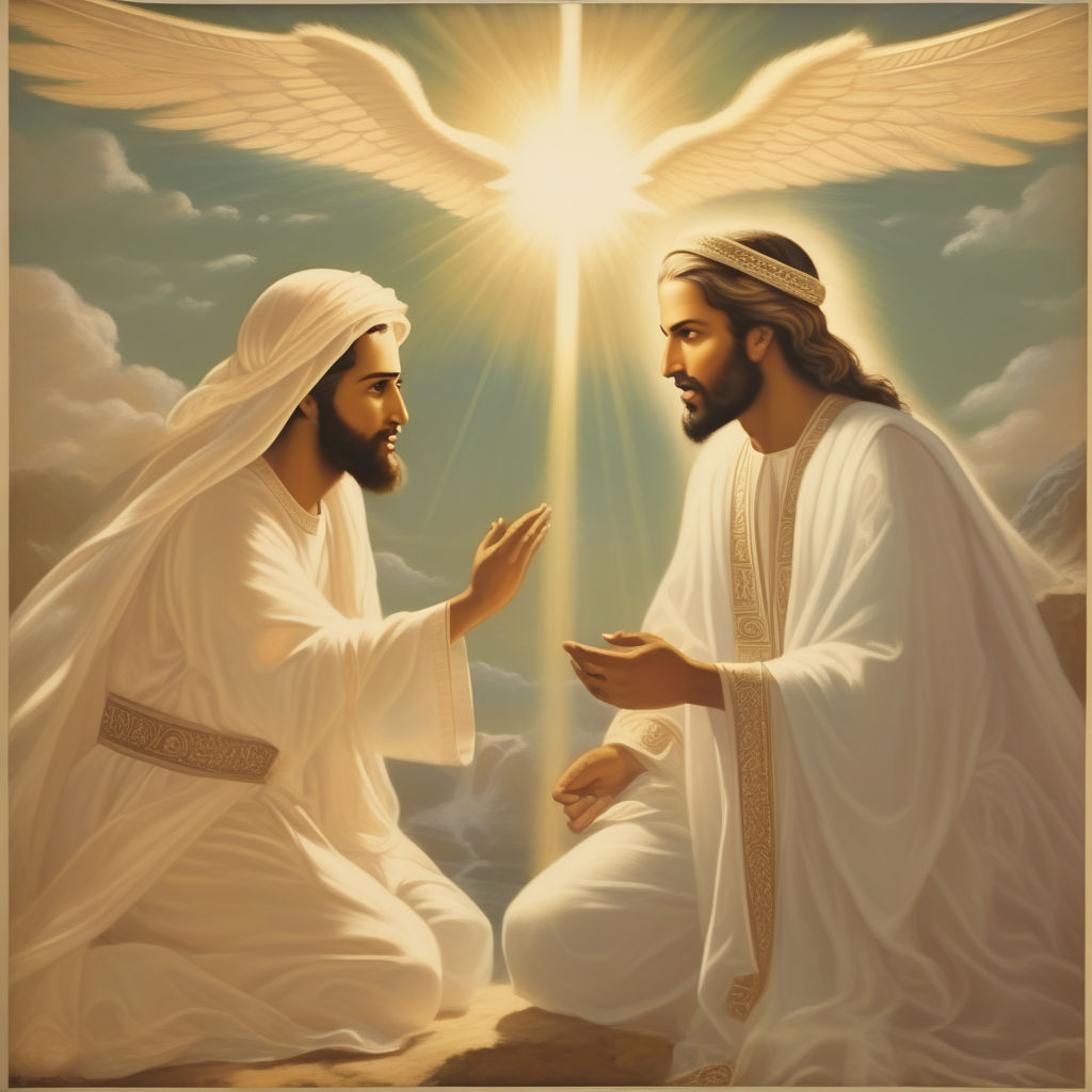 Image of Muhammad receiving his first revelation from Allah ... by ...