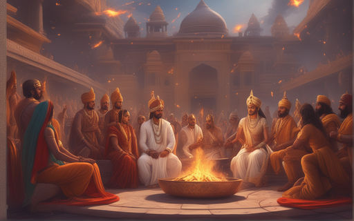 Royal ancient Indian wedding of king and queen by Pachya Balya - Playground