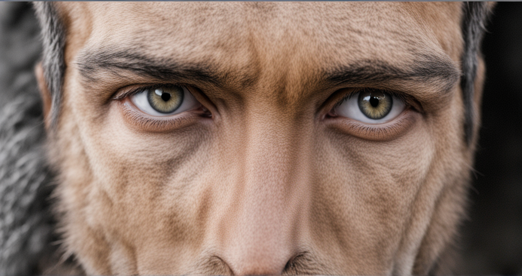 Close up digital photo of human male eyes by Robert Smith - Playground