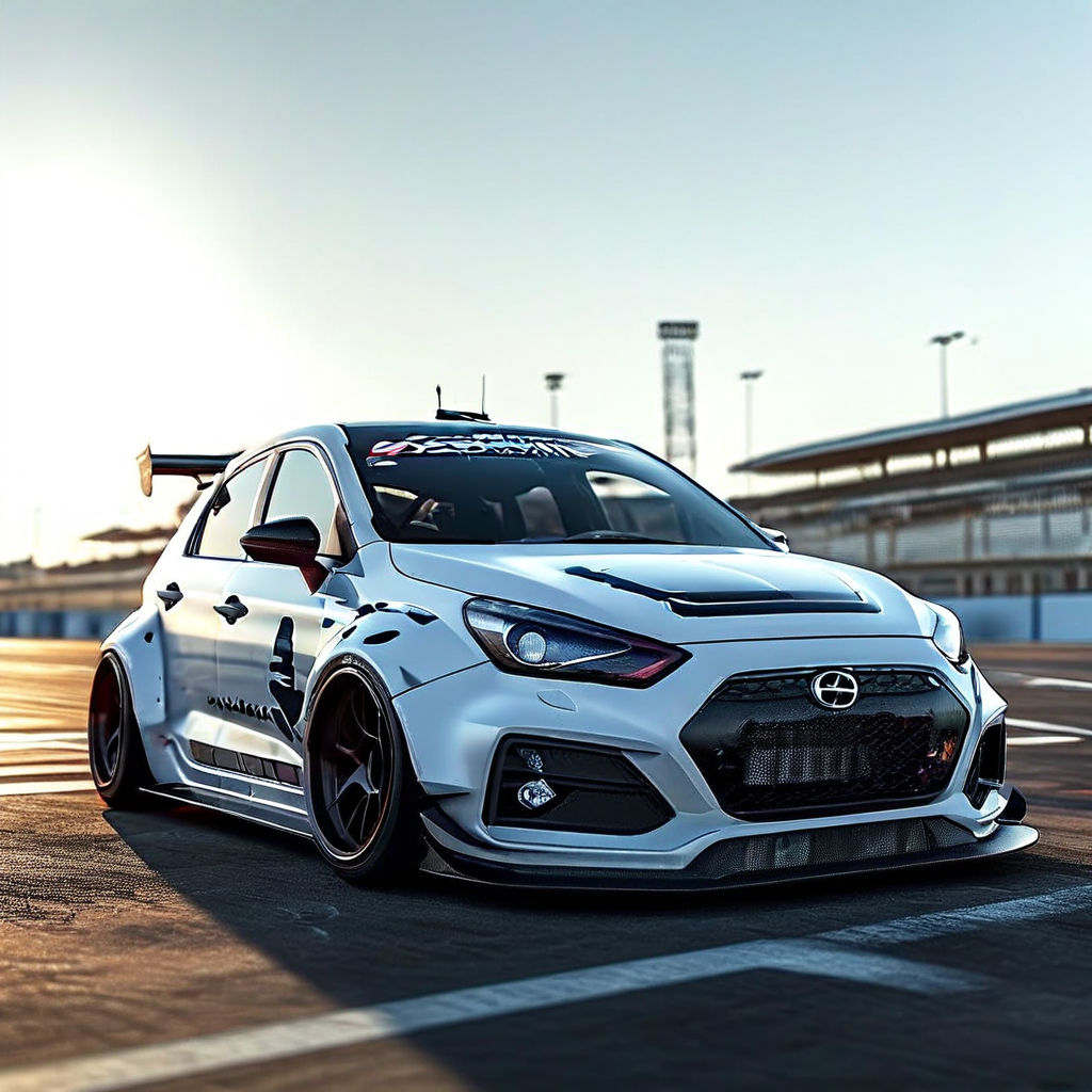Hyundai Grand i10 modified with Rocket Bunny body kit by Algen Gould ...