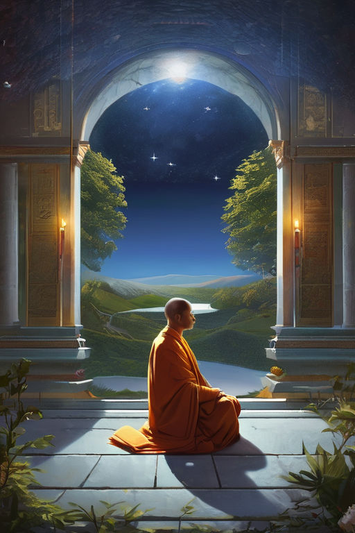 Buddhist monk by NetworkMentoring - Playground