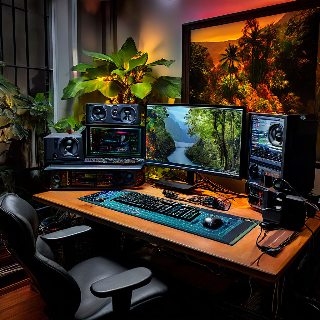 Studio, center monitor by 김대식 - Playground