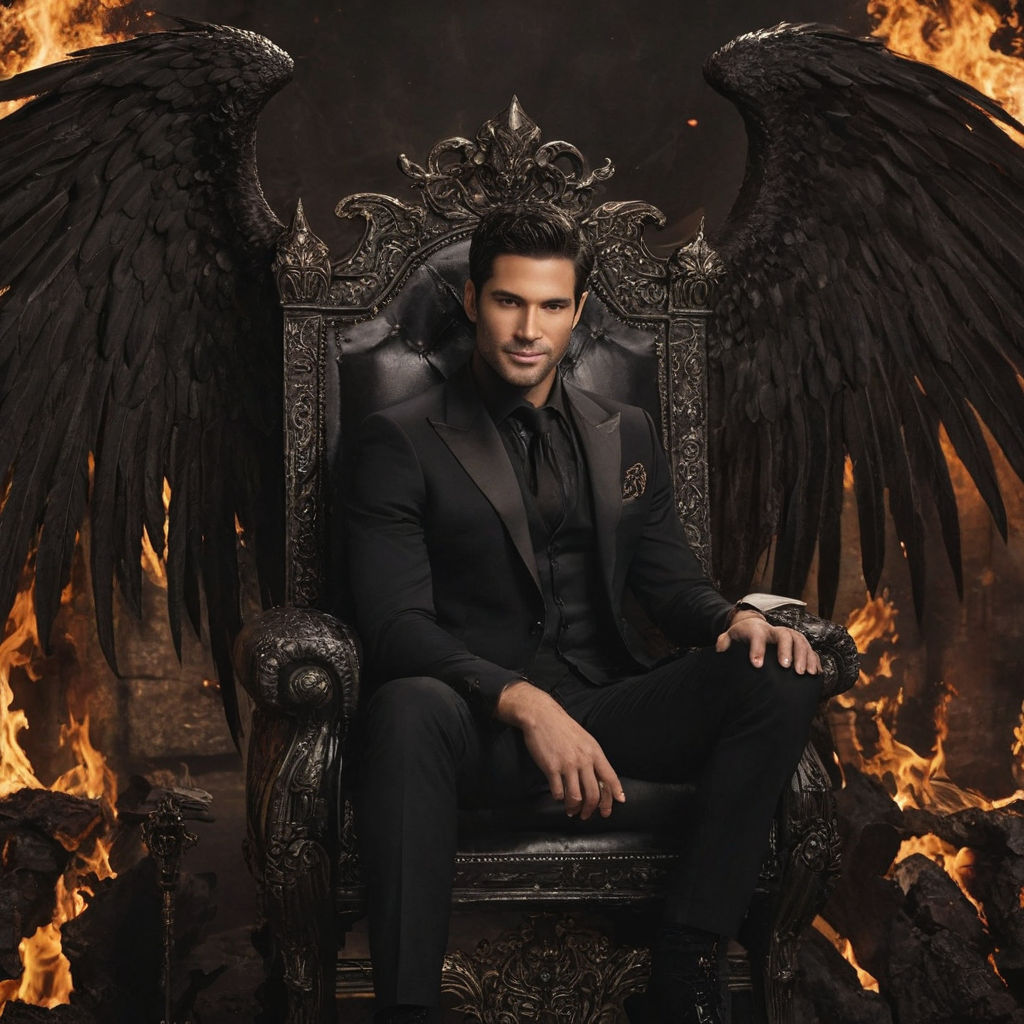 Lucifer Morningstar portrayed as a masculine British angel w... by ...