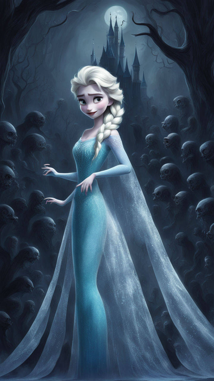 Walt Disney Elsa Horror by Tobias Wasmus - Playground