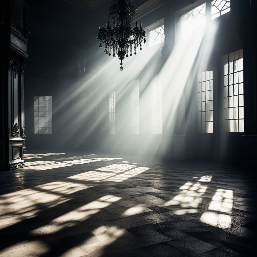 Mysterious shadows danced in the corners of the room. by ADM PLANET ...