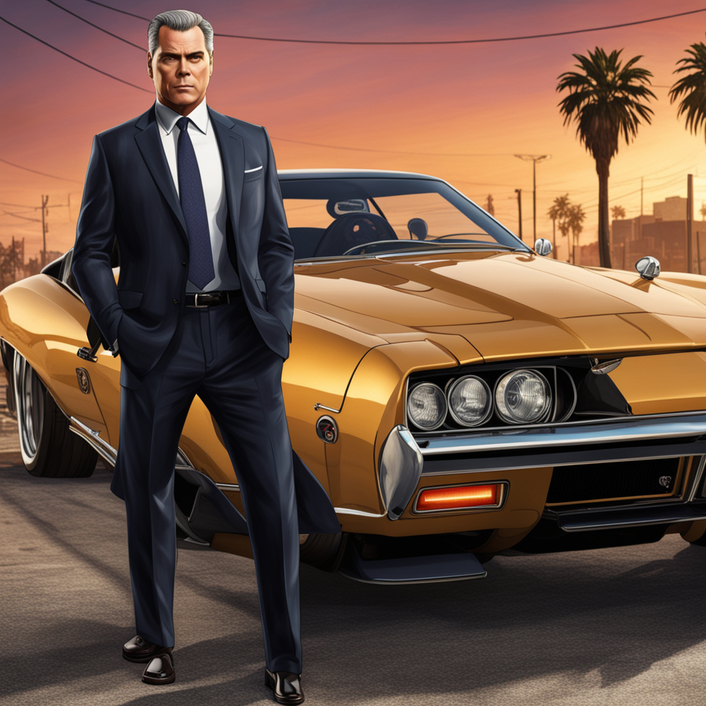 Ray Liotta as a GTA VI character by John Senhen - Playground