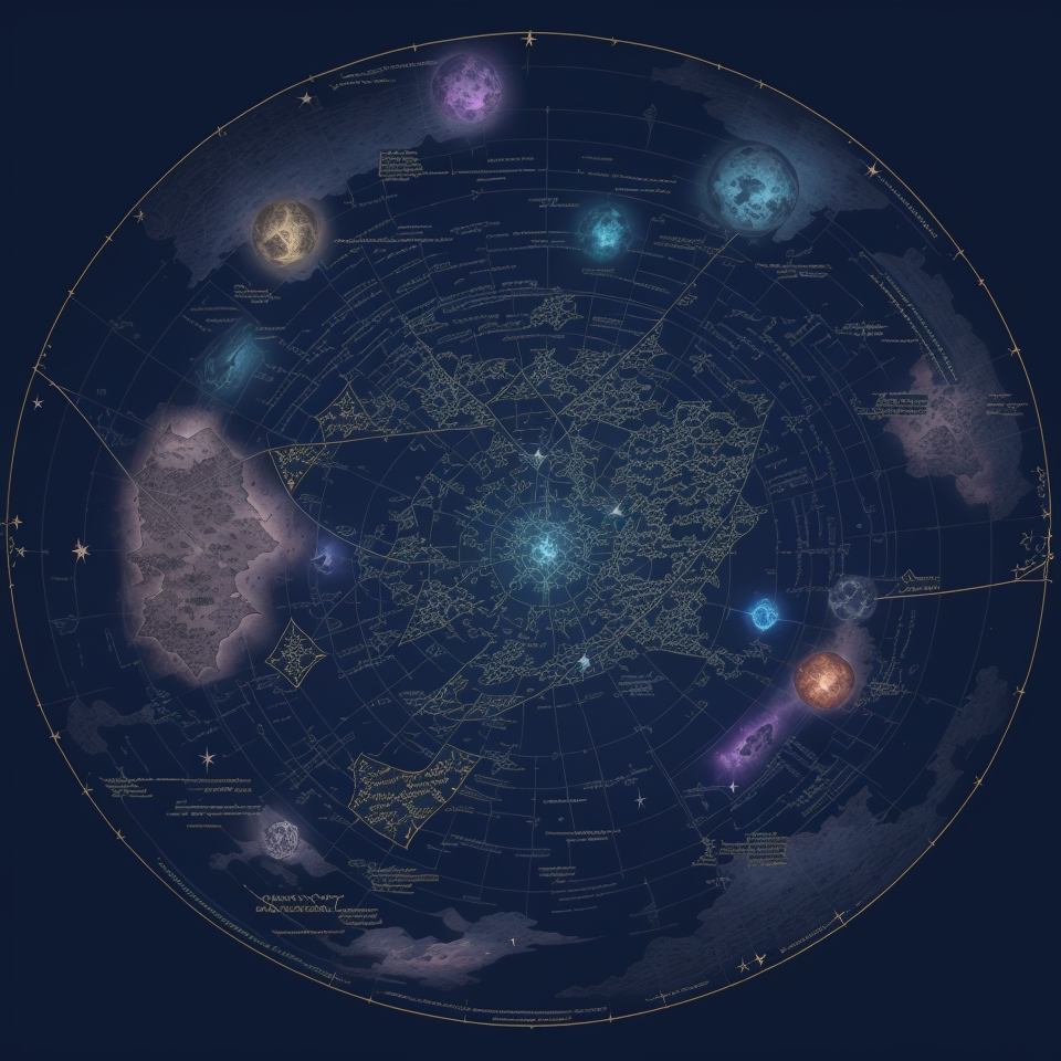 Dnd star map of a fantasy world by pedro valentino - Playground