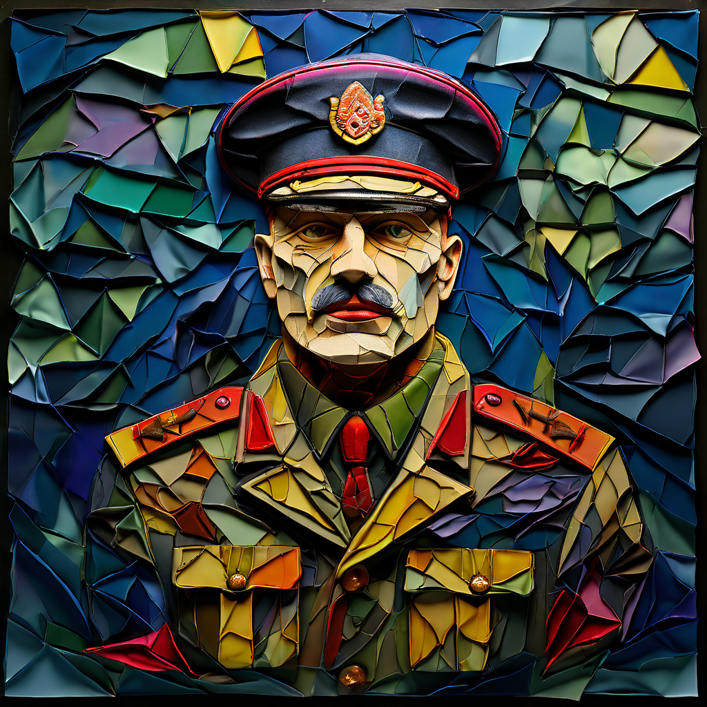 WWII German Sergeant Major by Michael Stone - Playground