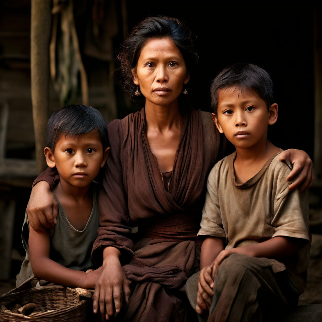 Sisa and her two sons Crispin and Basilio by Bumaltao, Vannah Jolene ...