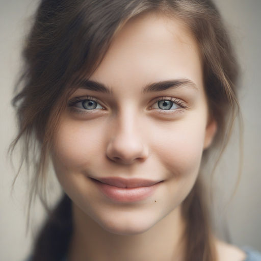 Portrait of a beautiful 25-year-old girl by aliaksandr vasilevich ...