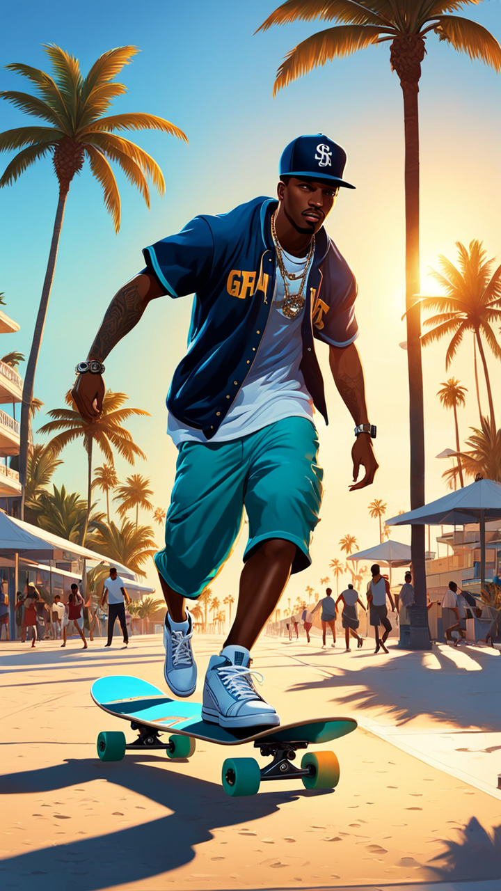 GTA-inspired hip-hop gangster by christopher littler - Playground GTA-inspired hip-hop gangster by christopher littler - Playground