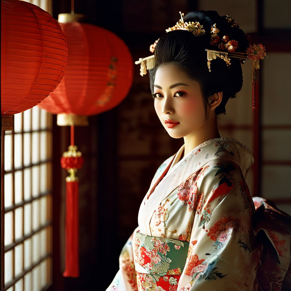 Edo-era Japanese concubine by Karl-Gottfried Götze - Playground