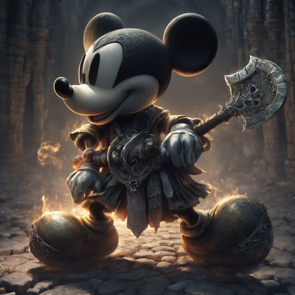 Mickey mouse in darksouls by xcanonicox - Playground