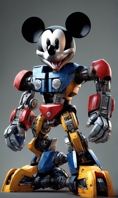 Mickey Mouse Transformers form by Desrizal - Playground
