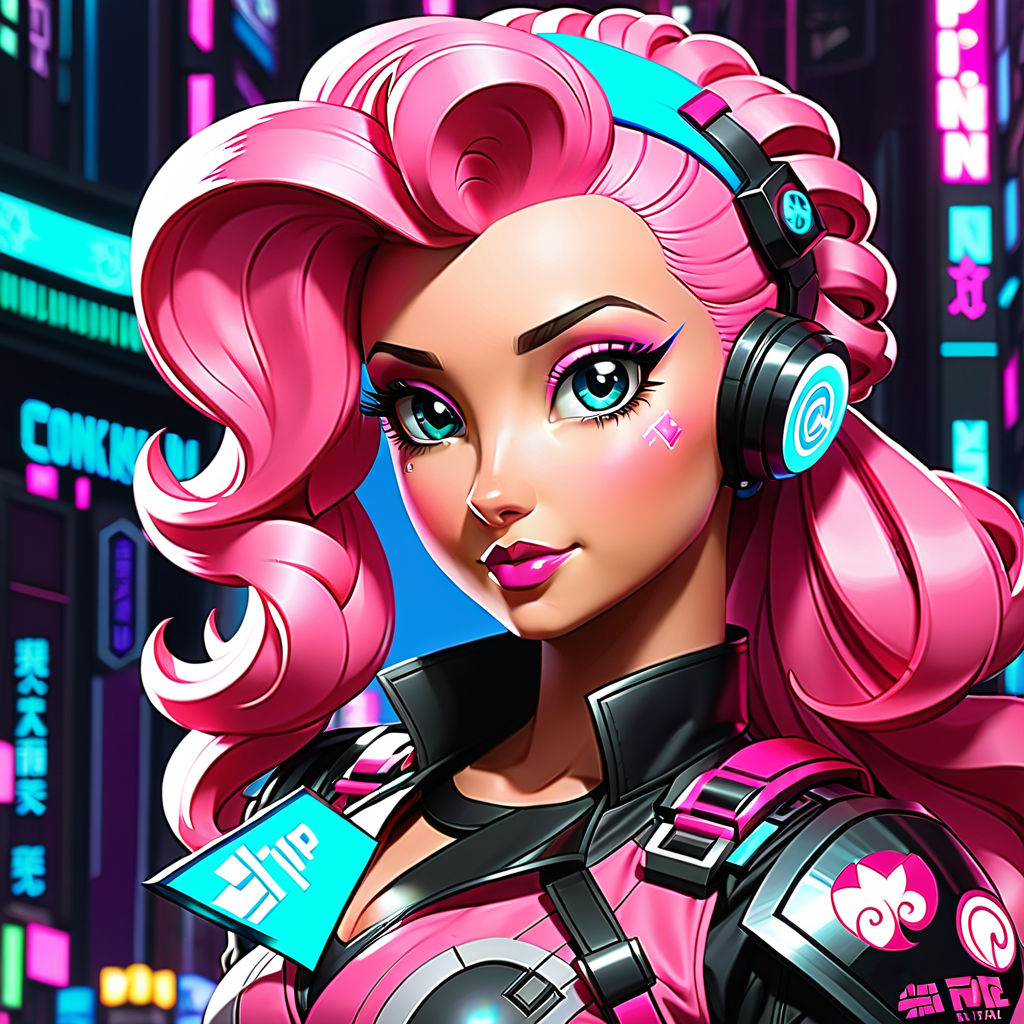 Mlp fim pinkie pie cyberpunk earth ninja by Zachariah Krauss - Playground