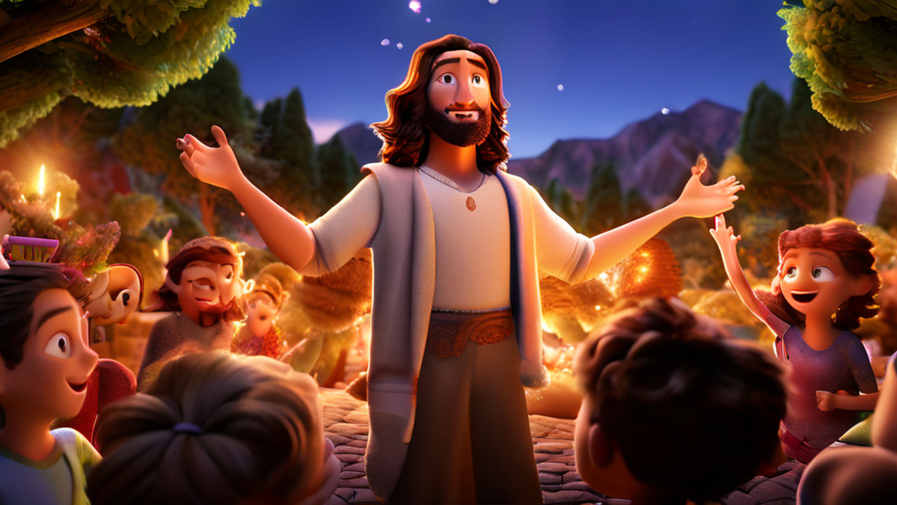 Pixar-inspired 3D animation render of Jesus by Adriele Gomes Rocha ...