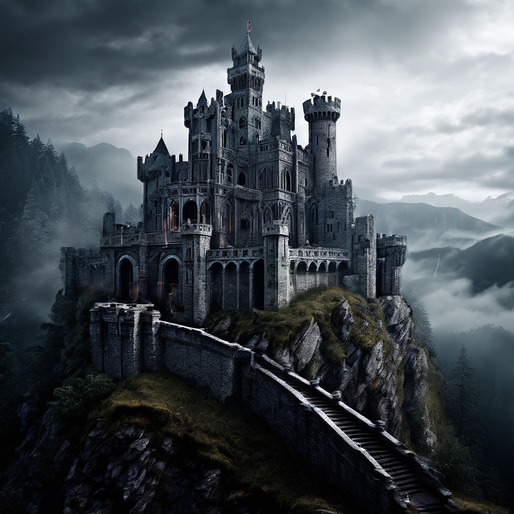 Make a castle on top of a hill by kzmnews - Playground