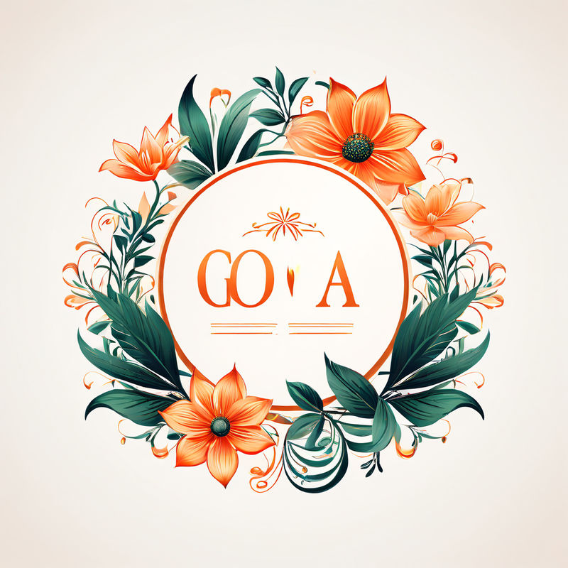 Logo design featuring "Goa mit Noa" in an elegant serif type... by ...