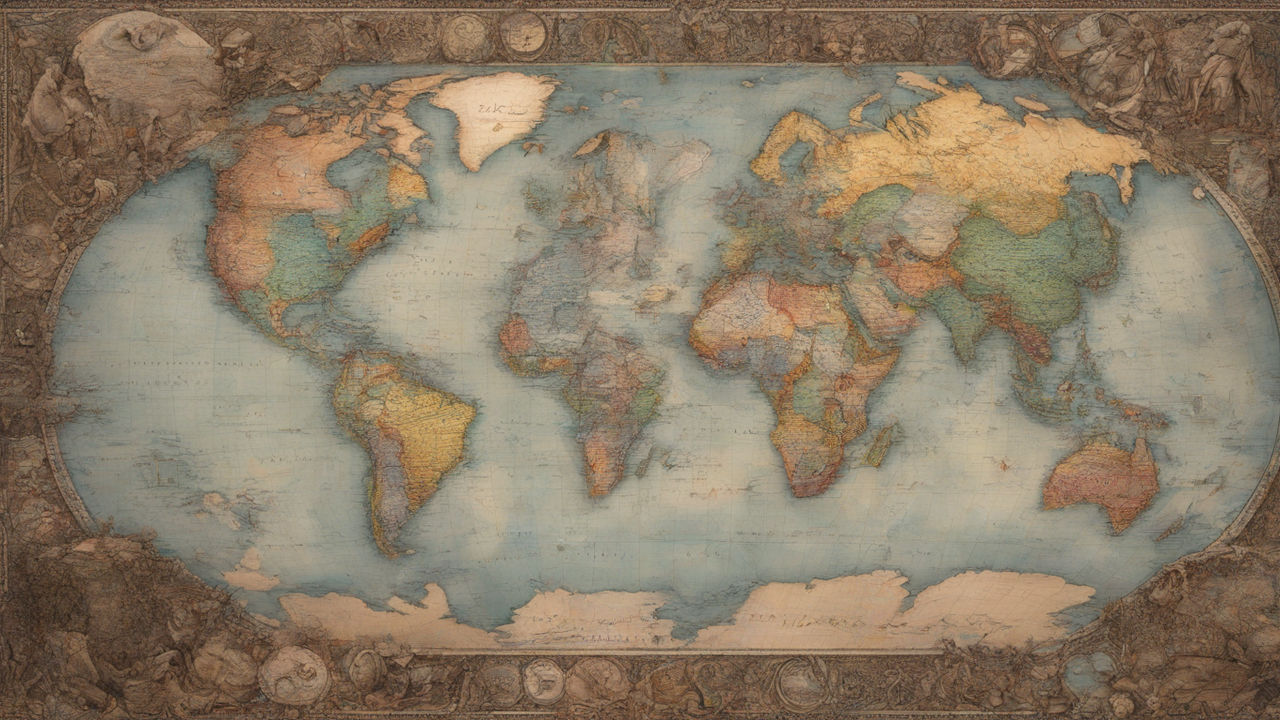 Geographically accurate colors fill a world map by Rana Pc - Playground