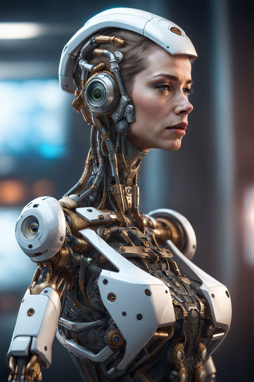 Humanoid pretty woman by Cedra - Playground