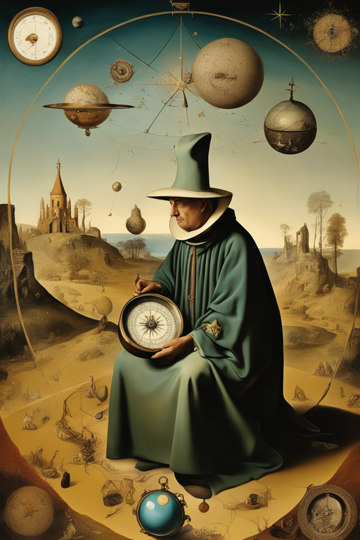 Compose an image in the intricate and surrealistic style rem... by ...