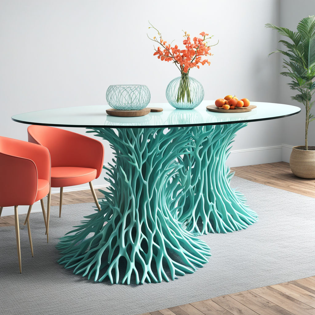 Table design inspired by coral reefs by Eman Elnagar - Playground