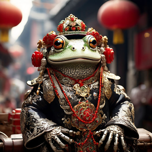 A traditional Chinese frog by Константин Ефимов - Playground