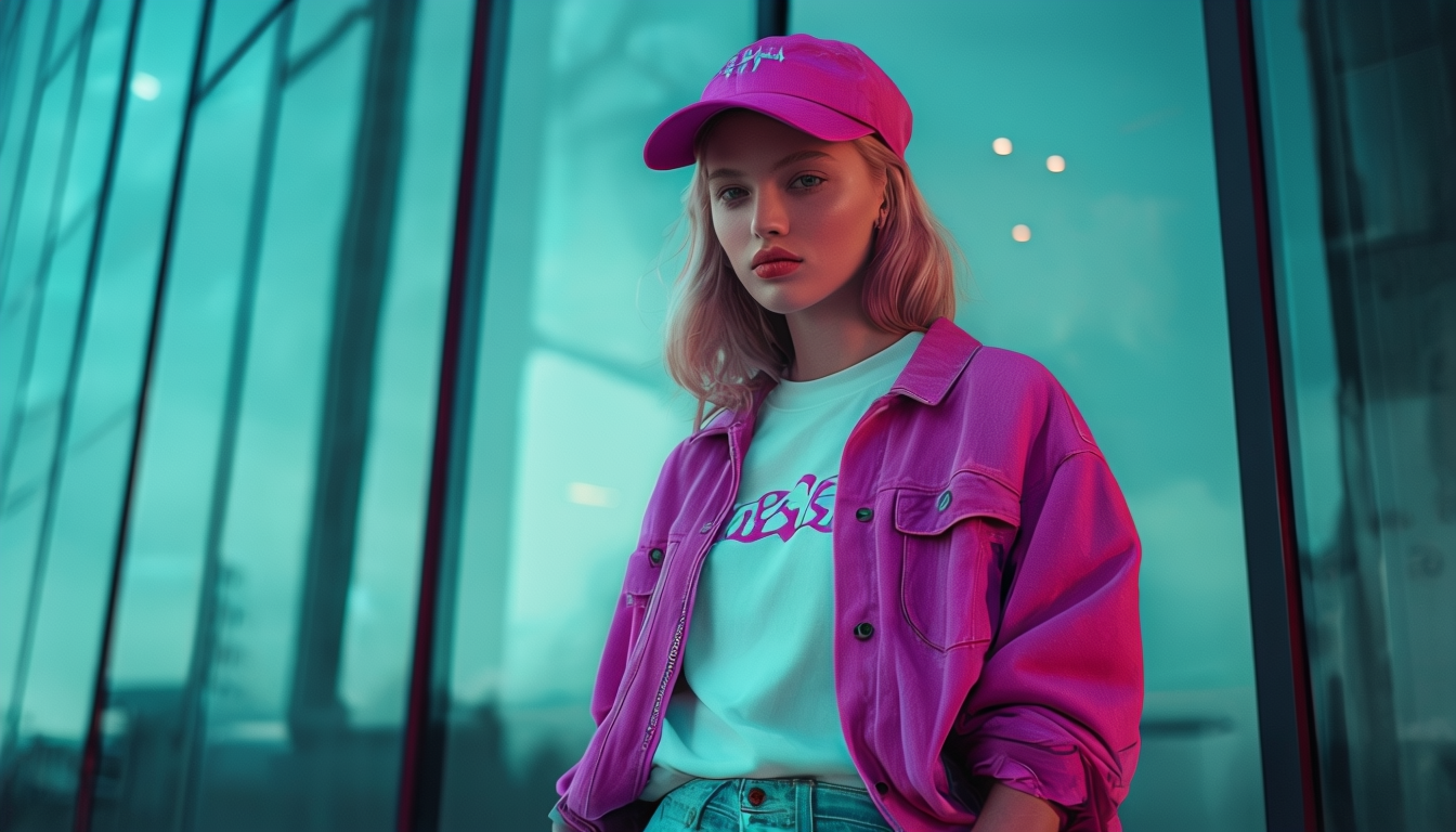 Gen-Z Caucasian female model in stylish casual wear by Calvin Liu ...