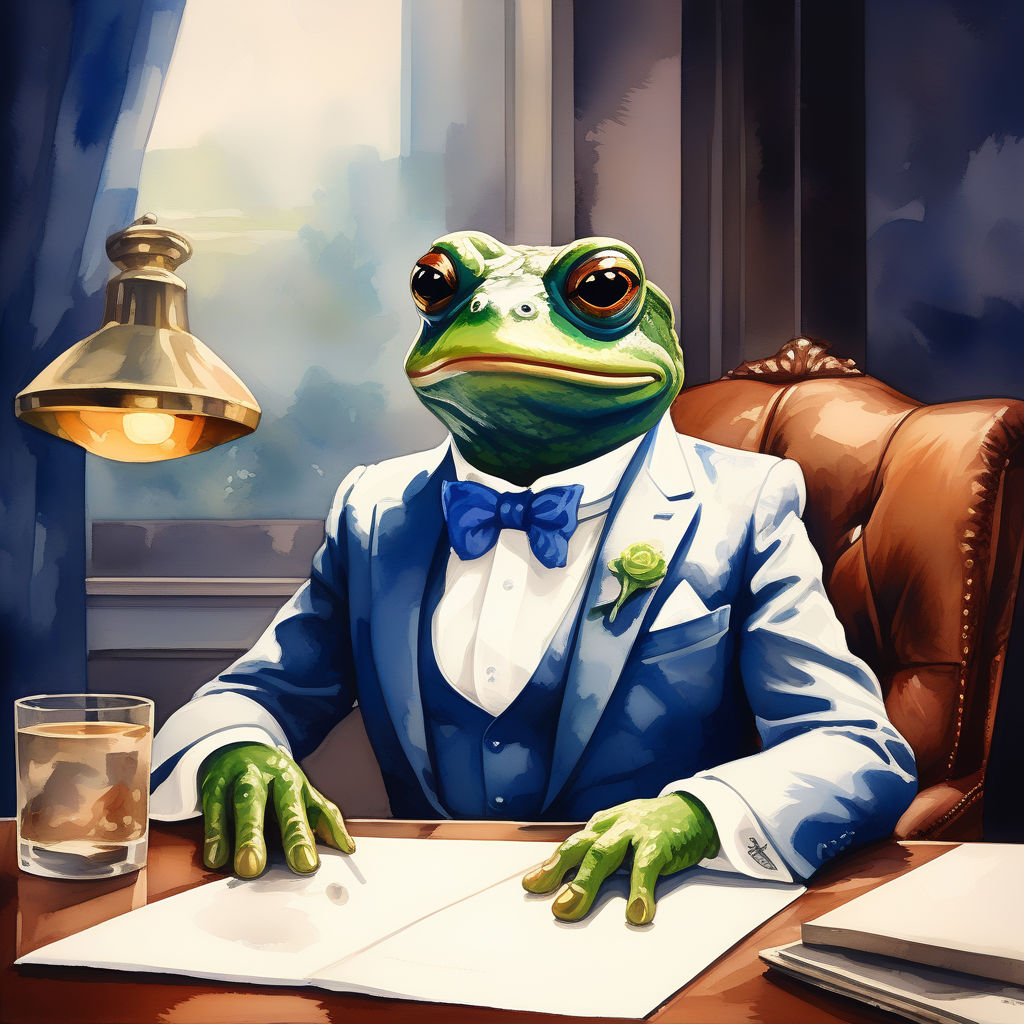 Pepe frog by Hevung - Playground