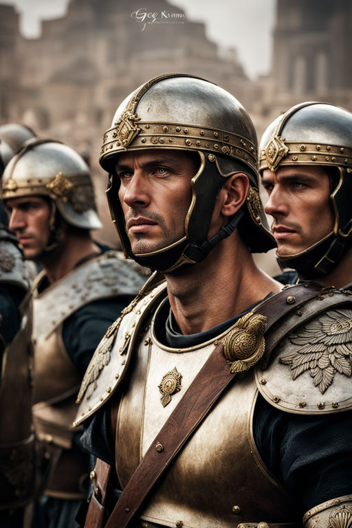 [[Roman Legionary group]] by Miguel Ángel Animenokk - Playground