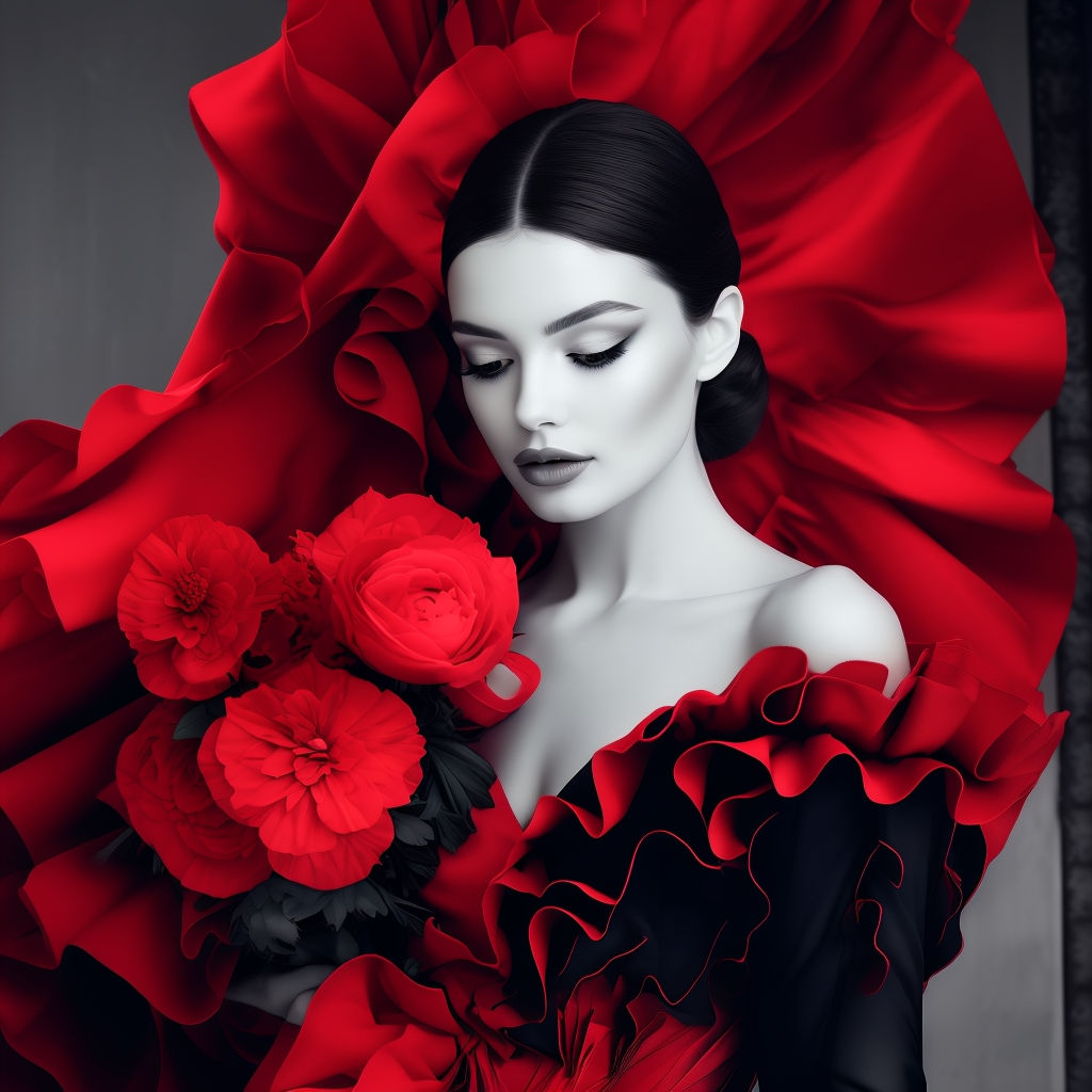 A beautiful woman with a perfect face by Olga Andrievska - Playground