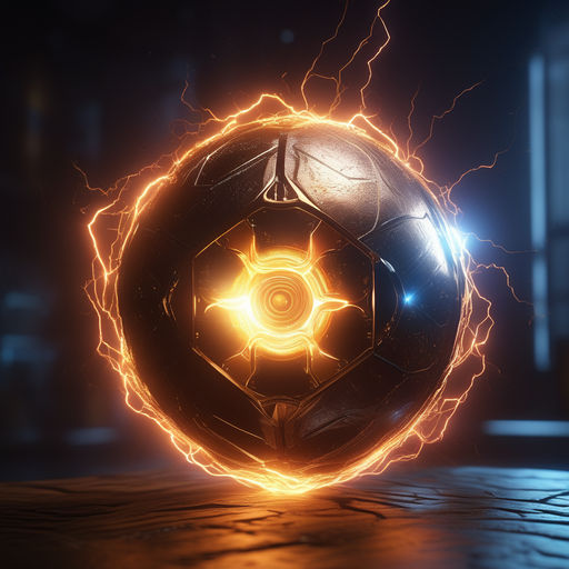 A ball-lightning of eldritch energy. concept art. particle e... by ...