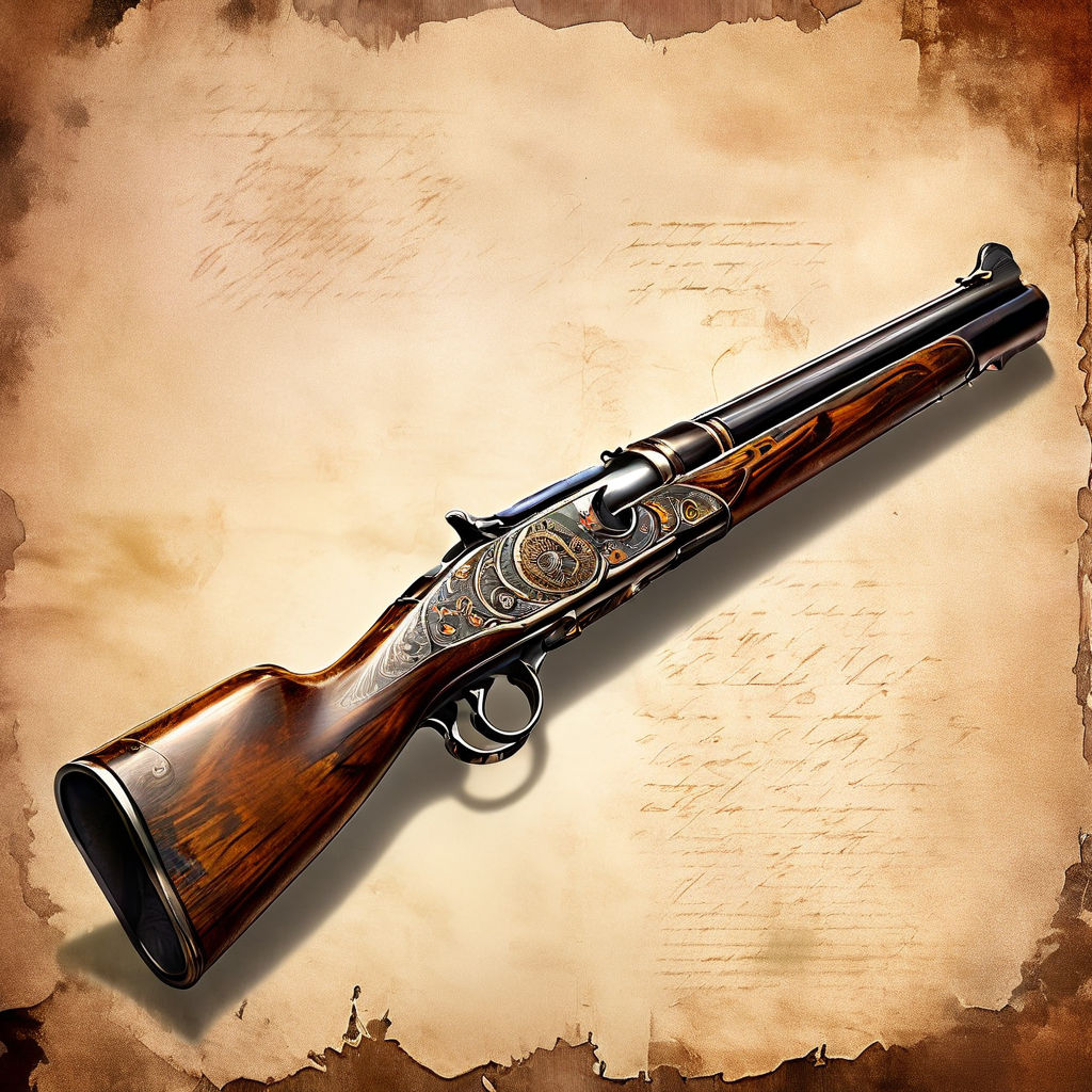 Antique lever-action rifle by mehbla mehbla - Playground