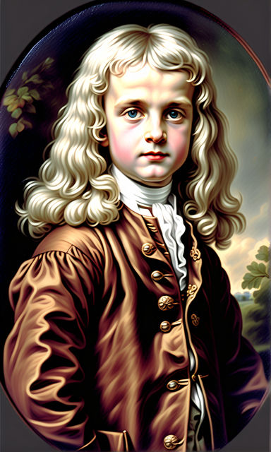 A photo sir Isaac Newton when he was young child by Ryan Lafferty ...