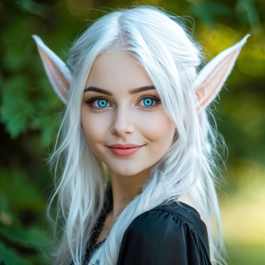 Fairy pixie portrait by Jos Meijer - Playground