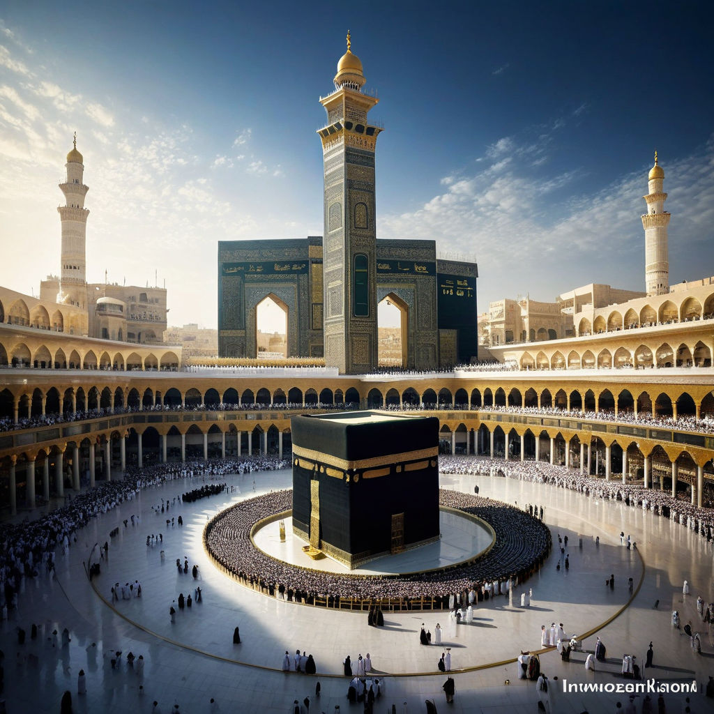 Kaaba cover in ancient Mecca by motion wesal - Playground