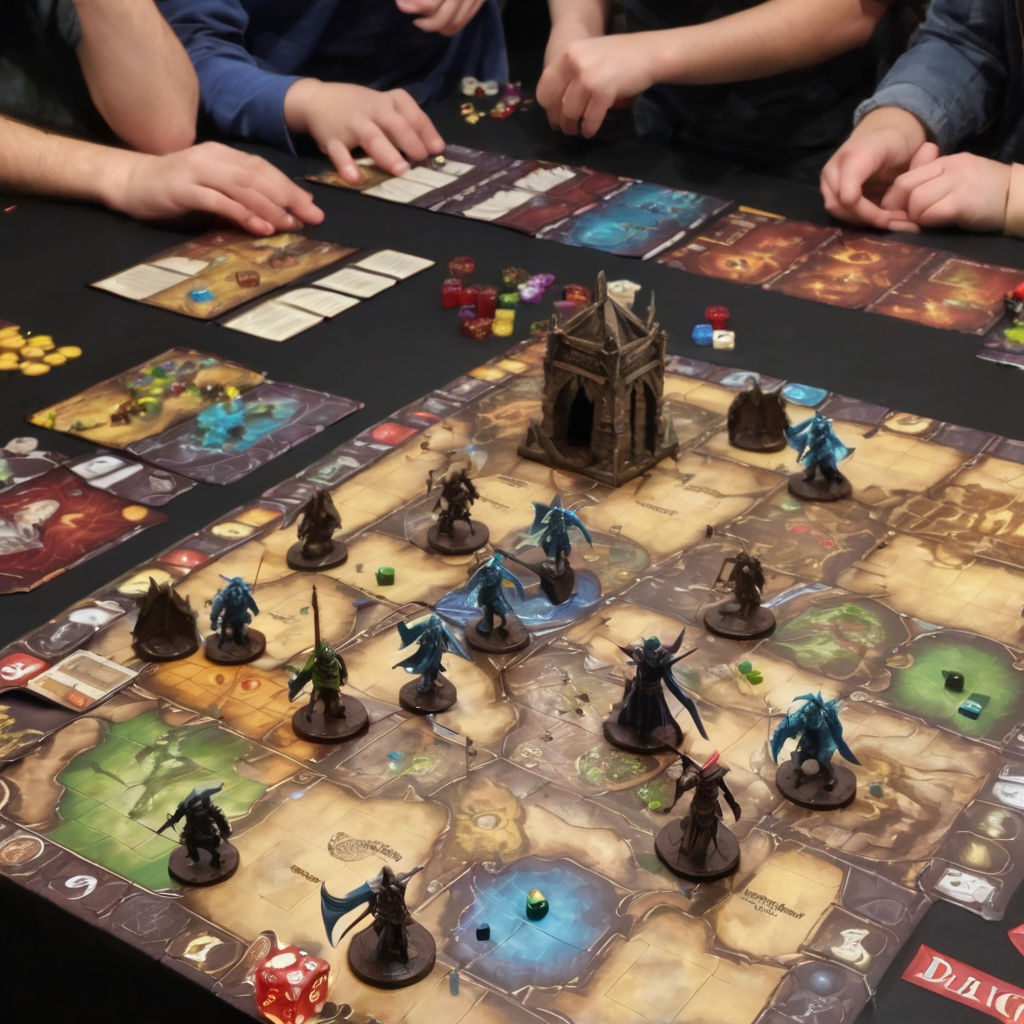SHOW DUNGEONS AND DRAGONS BOARDGAME by Michael Okautai - Playground