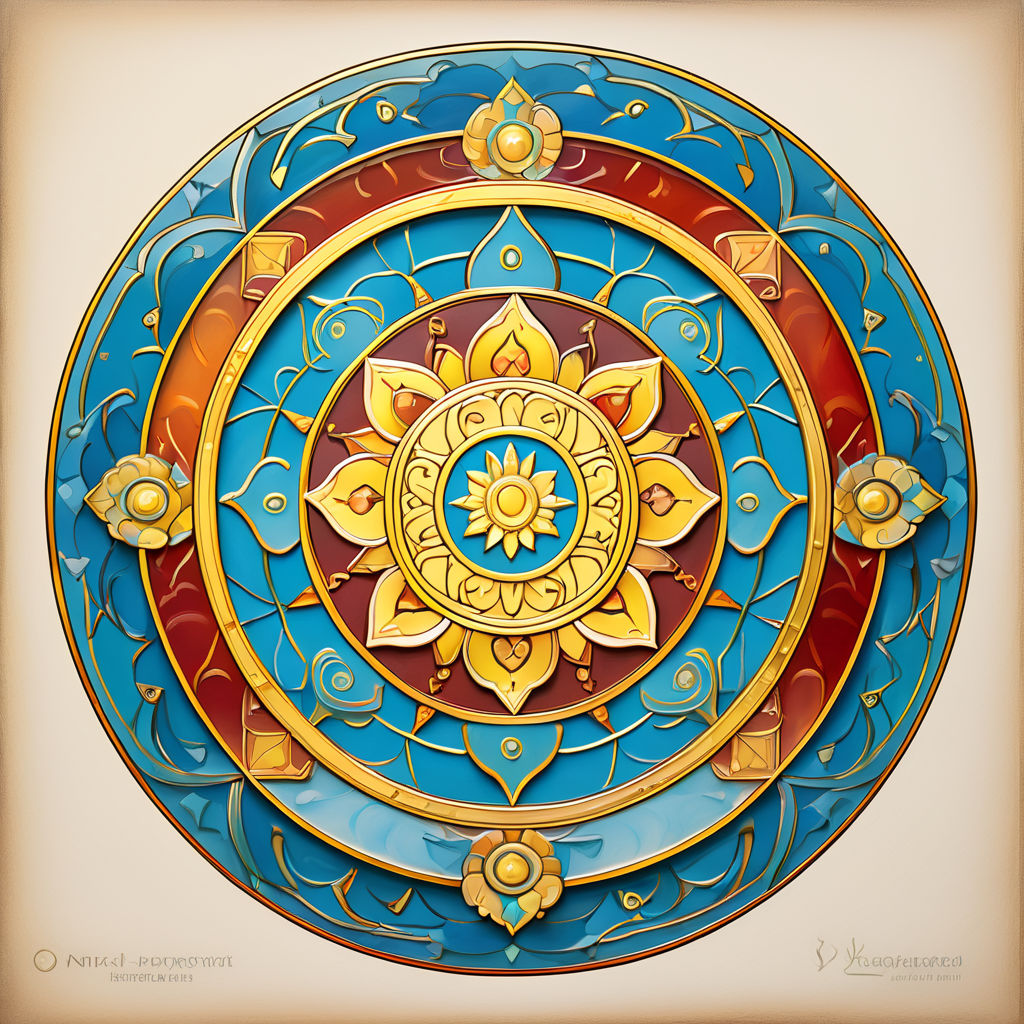 Buddhist Wheel by sanjeeva rao - Playground