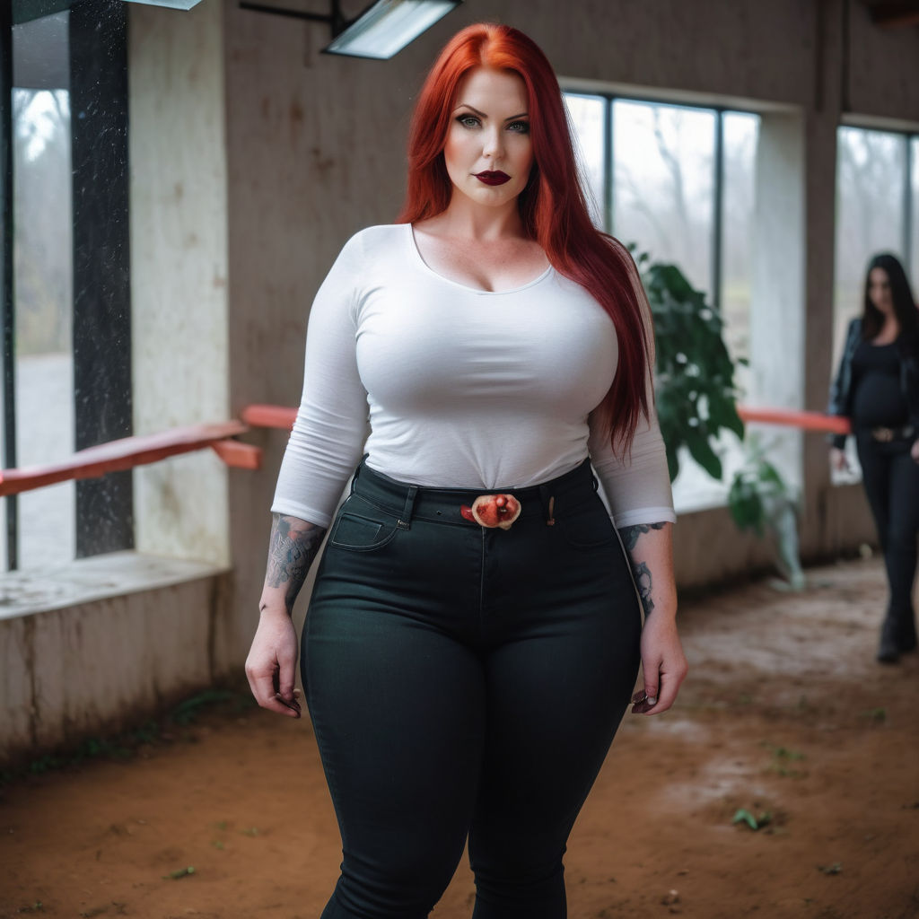 50 year old girls katarina straight red hair Curvy Plus Size... by Teme ...