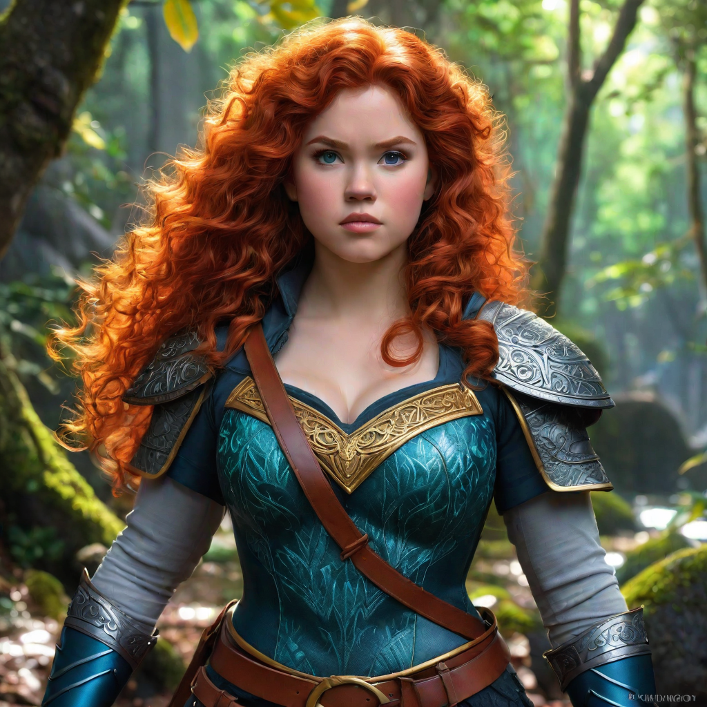 Colored pencil sketch of most beautiful disney merida by Jure Salej ...