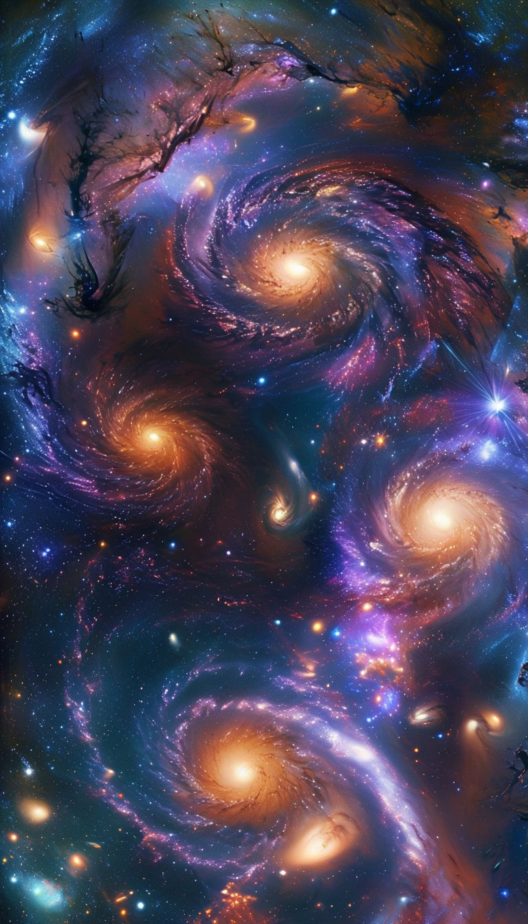 A breathtaking view of deep space by Vision - Playground