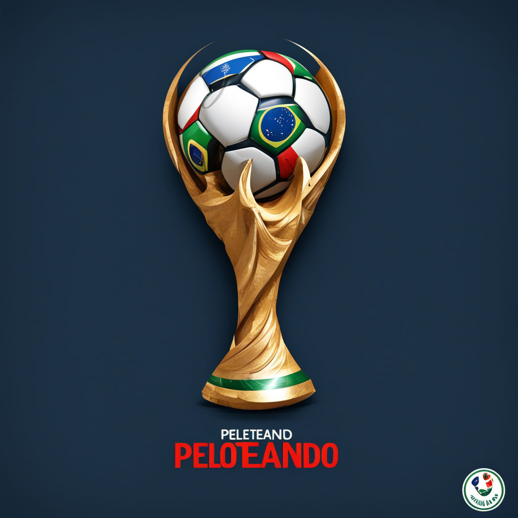 Create an image for a profile where the World Cup soccer cup... by ...