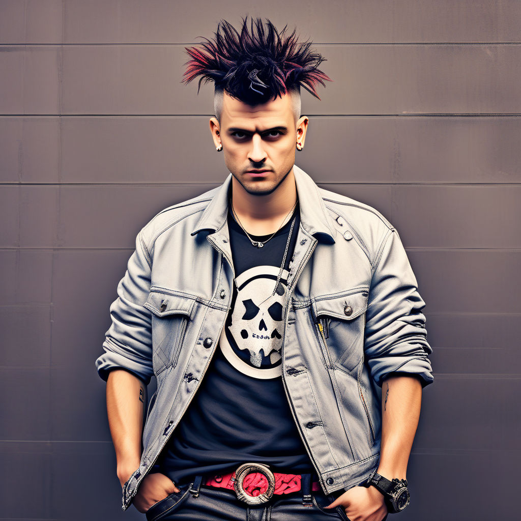 Punk rock guy by S. J. - Playground