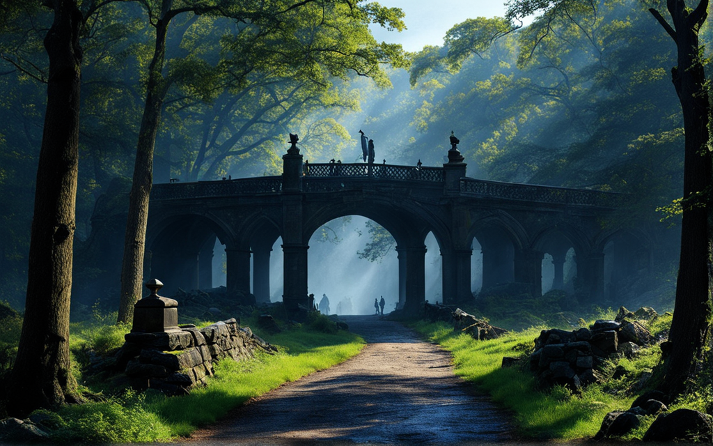 The valley known as Sleepy Hollow hides from the world in th... by Юлия ...