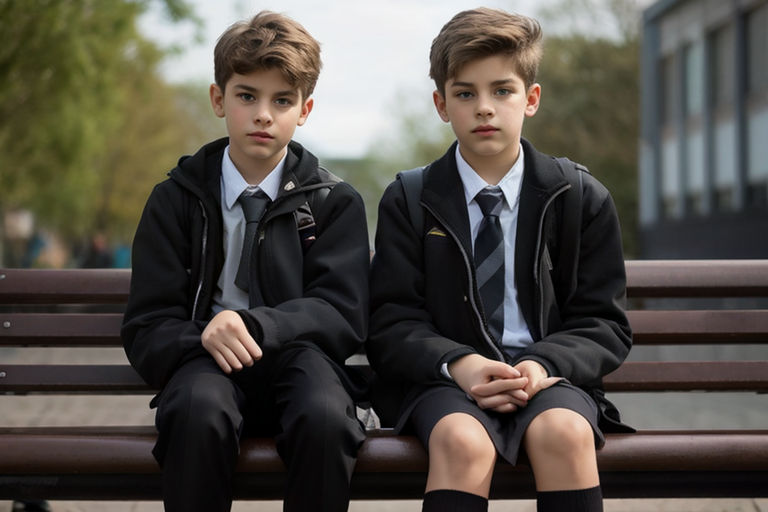 13 year old boys wearing pantyhose to school. Black pantyhos... by Dale ...