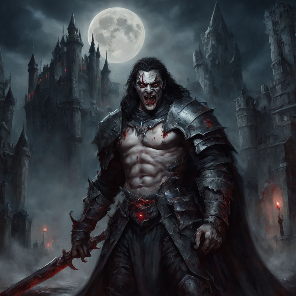 Vampire barbarian by Gabriel Morais - Playground