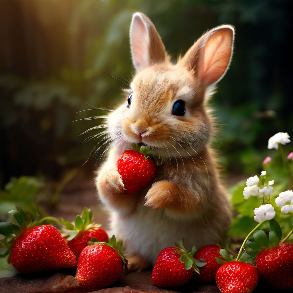 Sweet cute rabbit by Ammar Mohamed - Playground