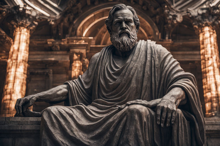 Seneca philosopher statue by TIAGO CHAVES - Playground