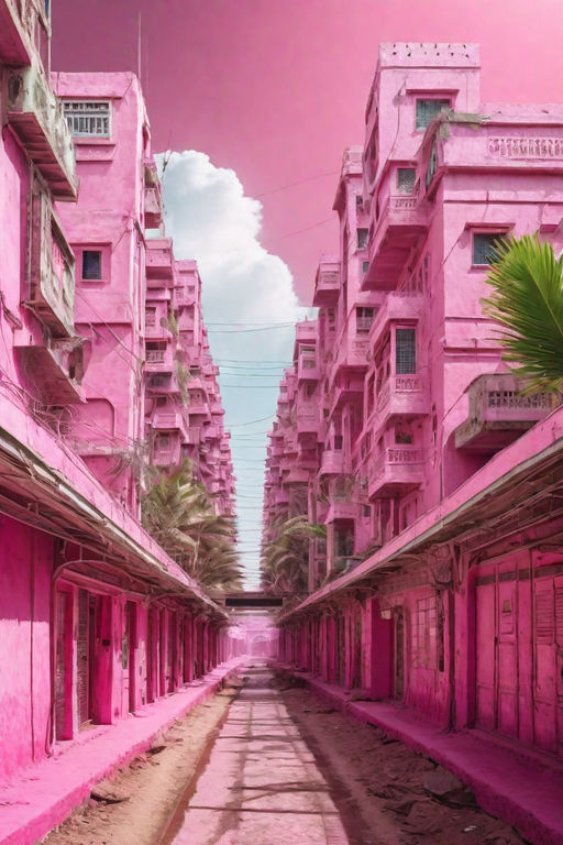 Pink city by Jota C - Playground