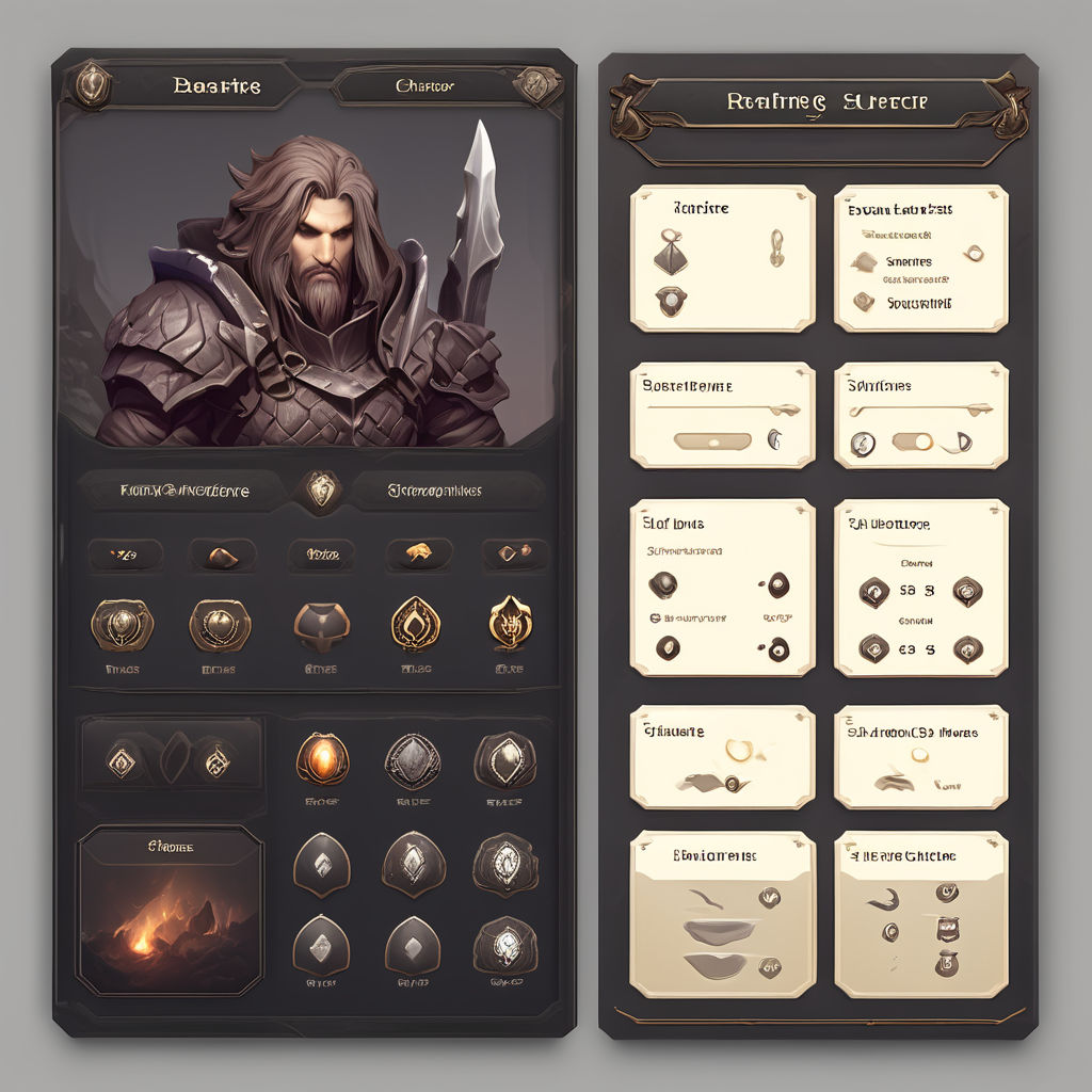 Detailed Rpg Game Ui Kit By Mazeah321 Mazeah Playground